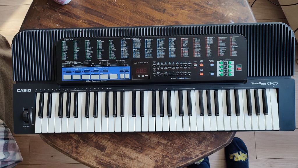 Keyboard Casio Tone Bank CT-670 MIDI | Pieszyce | Kup teraz na Allegro ...