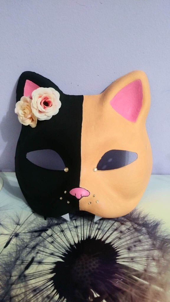 Maska kota. Therian furry cat mask | Ostrów Wielkopolski | Kup teraz na ...