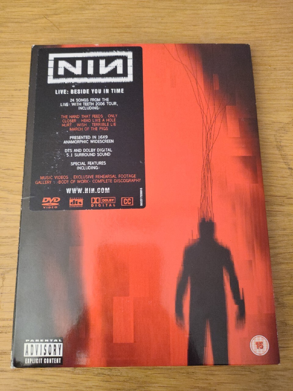 Płyta DVD video Nin live beside You in time | Katowice | Ogłoszenie na ...