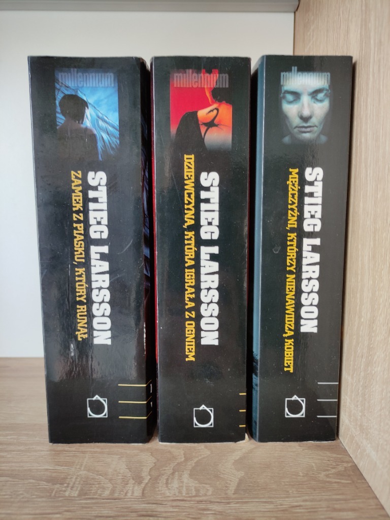 Millenium Trylogia Stieg Larsson 3 części | Wrocław | Kup teraz na ...