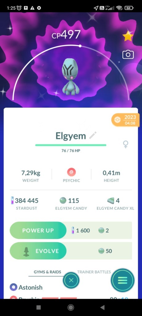 Pokemon Go Shiny Elgyem Trade | Zamość | Kup teraz na Allegro Lokalnie