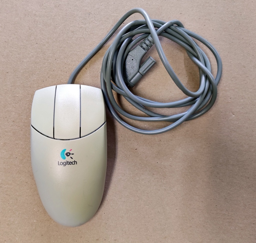 Mysz komputerowa kulkowa COM1 RS232 Logitech MM 43 | Łódź | Kup teraz ...