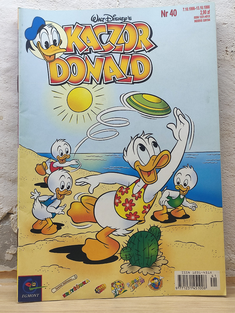 KACZOR DONALD Komiks Tygodnik nr 40/1998 | Zator | Kup teraz na Allegro Lokalnie
