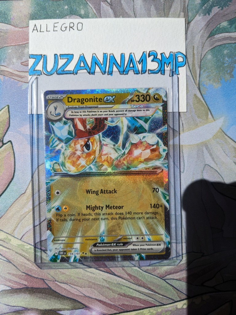 Dragonite EX OBF 159 Obsidian Flames Pokemon TCG | Brzeziny | Kup teraz ...