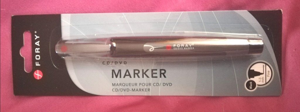 Marker Foray do płyt CD DVD foli czarny 13mm | Puńców | Kup teraz na ...