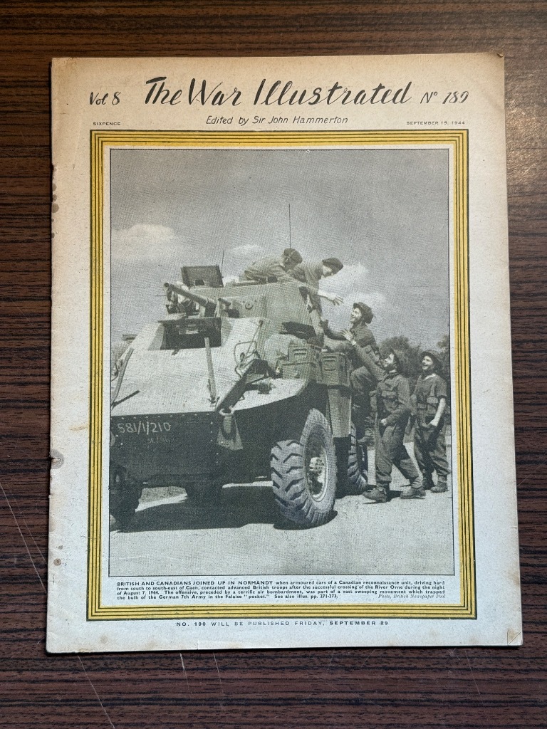 The War Illustrated – Vol 8 Nr 189 15 09 1944– magazyn historyczny II ...