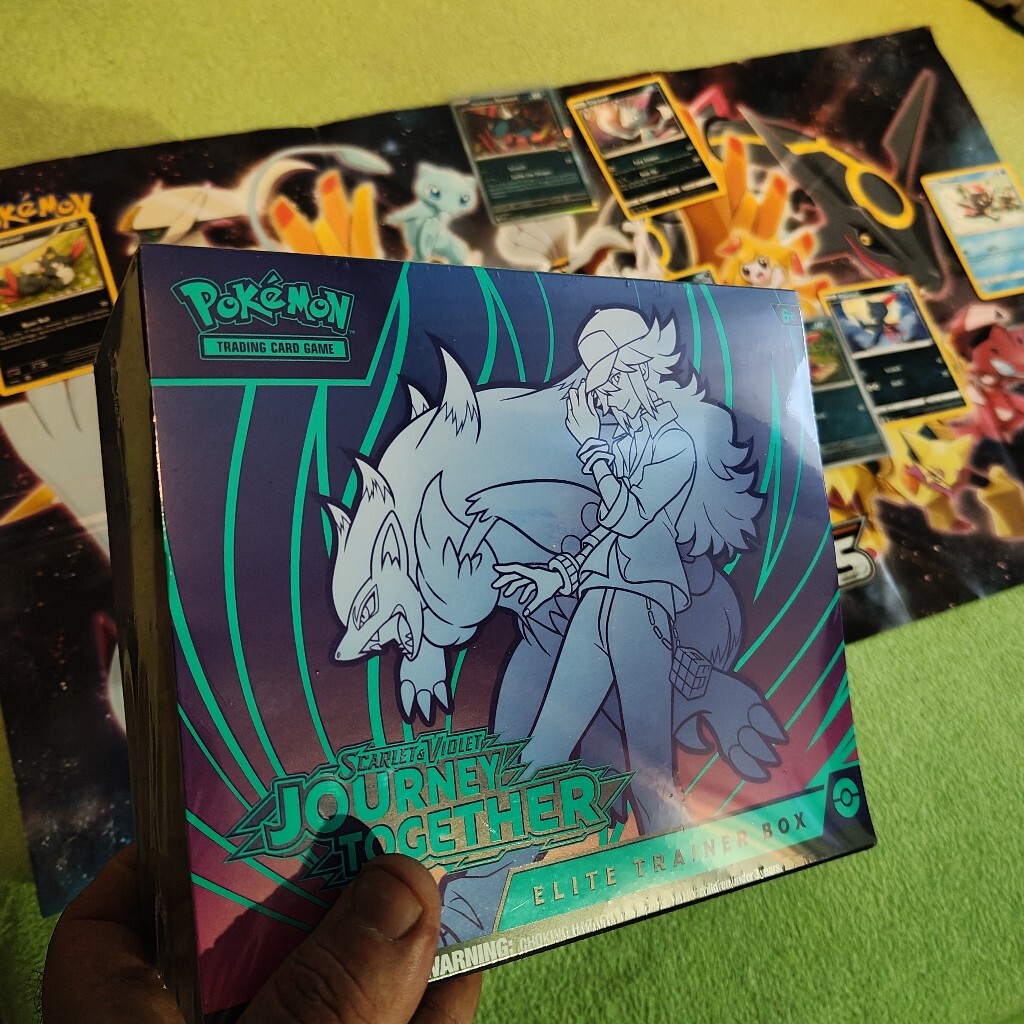 Pokemon Elite trainer box ETB Journey Together karty 2 gen Sneasel ...