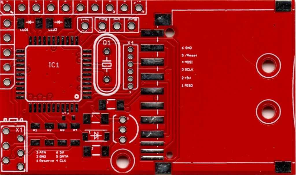Płytka PCB SD2IEC do Commodore wersja mini | Chocianów | Kup teraz na ...