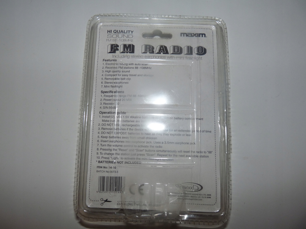 FM Radio Maxim Auto Scan Fm Receiver | Kraków | Kup teraz na Allegro ...