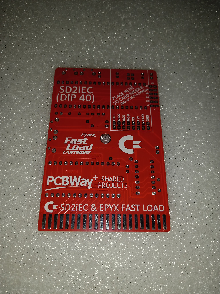 Płytka PCB SD2IEC & E Fastload do Commodore 64 | Chocianów | Kup teraz ...
