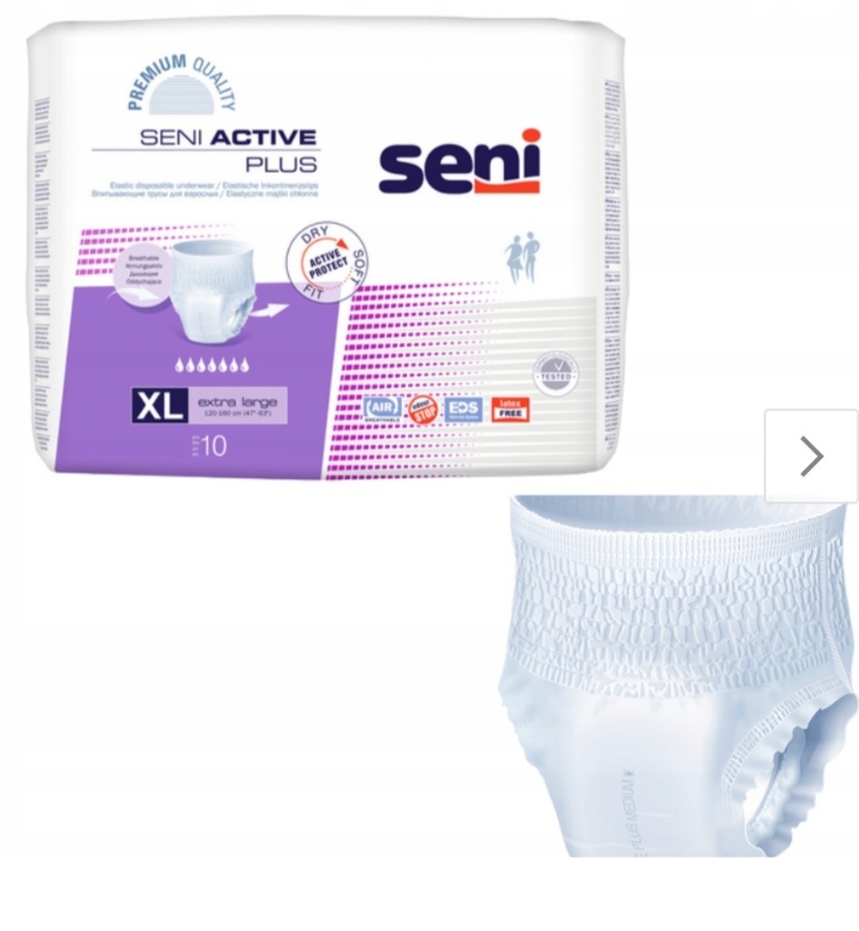 Pampersy,pieluchomajtki dla dorosłych SENI XL | Radom | Kup teraz na Allegro Lokalnie