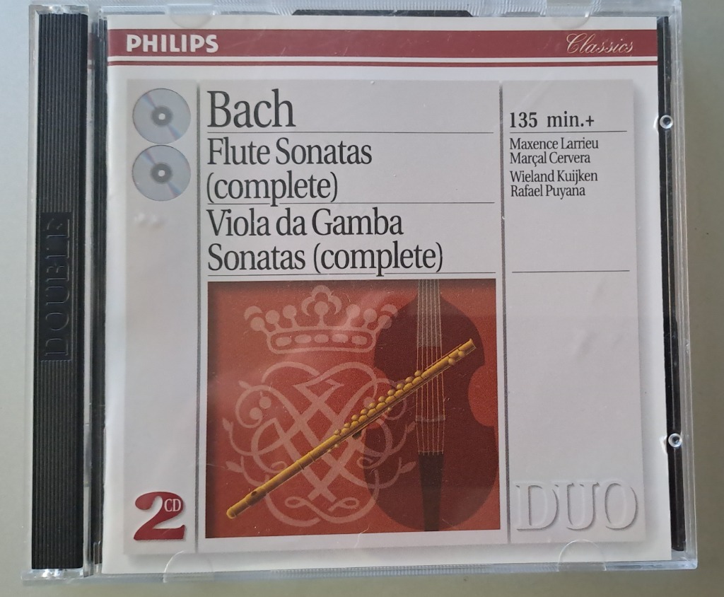 Bach – Complete Flute Sonatas / Complete Viola da Gamba Sonatas - 2CD ...