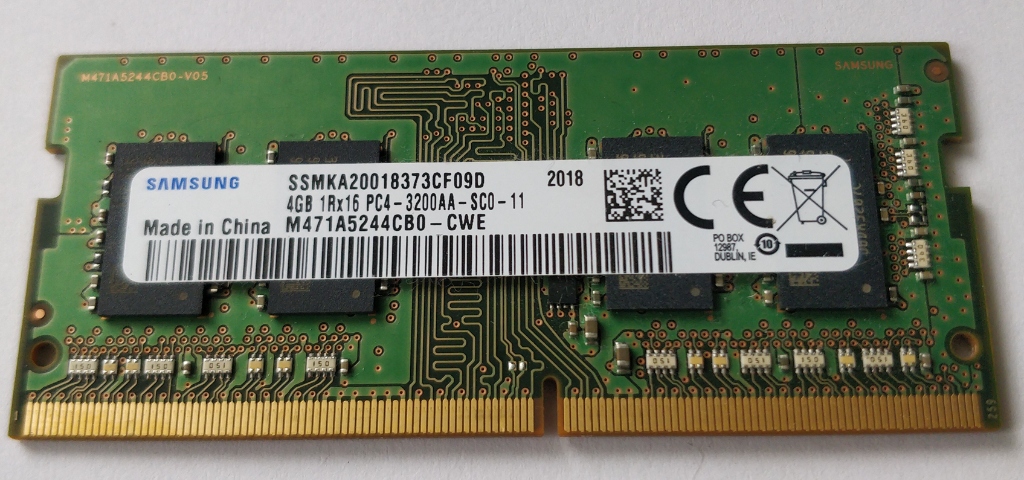 RAM Samsung DDR4 4GB 3200MHz SODIMM | Wrocław | Kup teraz na Allegro ...