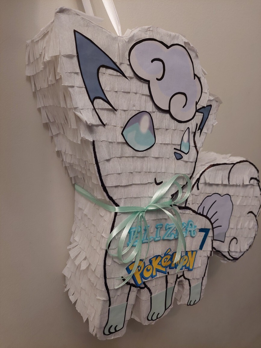 Piniata pokemon alola vulpix ice z kijem | Środa wielkopolska | Kup ...