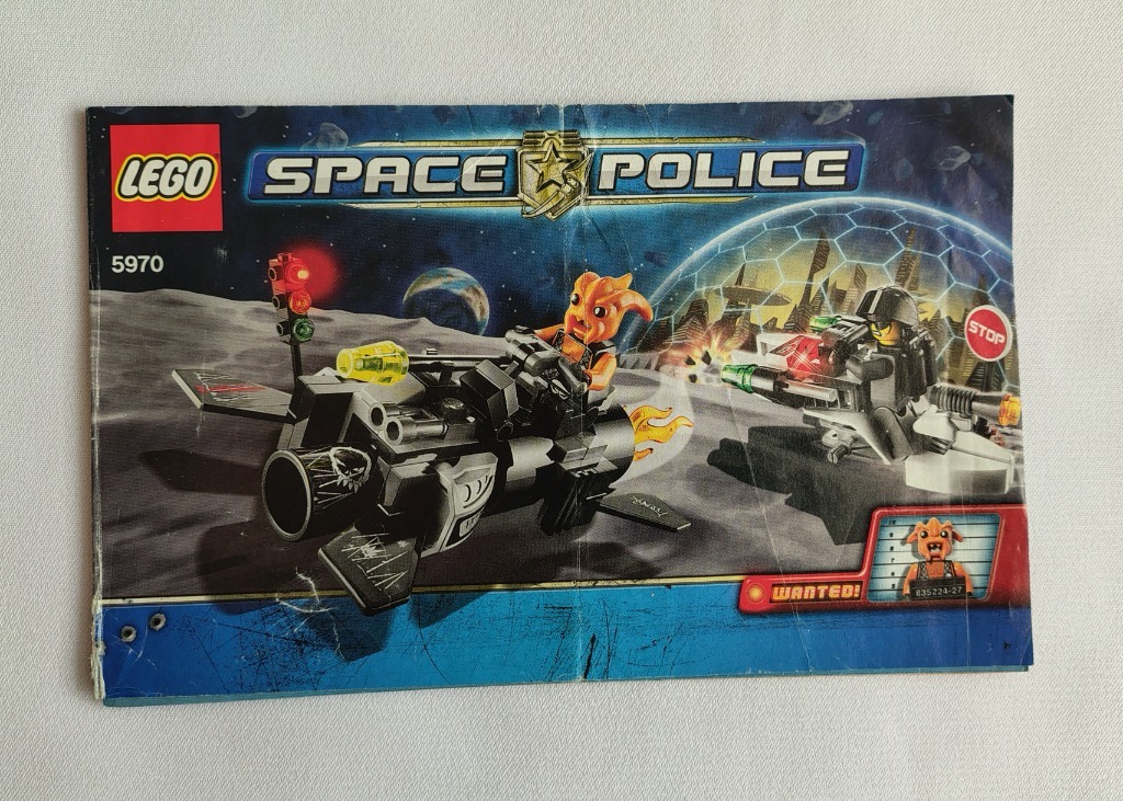LEGO Space Police 5970 instrukcja | Nowy Targ | Kup teraz na Allegro ...