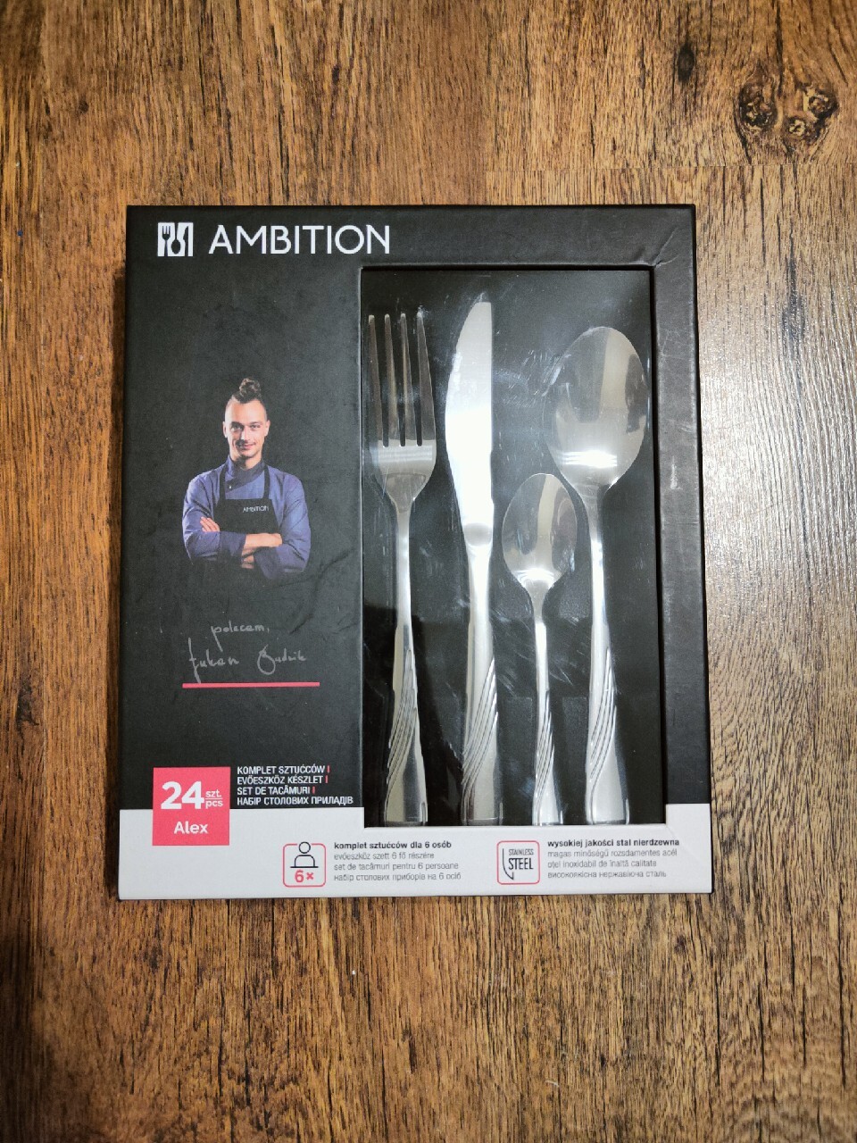 Ambition Alex komplet sztućców dla 6 osób 24 szt | Zielona Góra | Kup ...