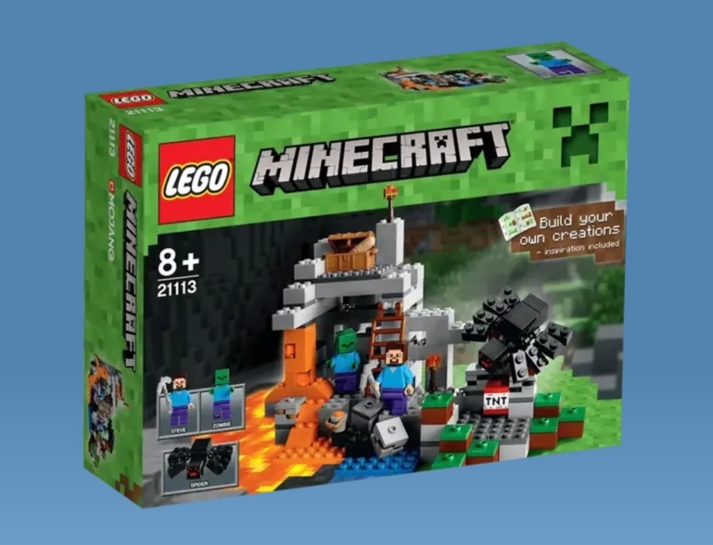 LEGO Minecraft Jaskinia 21113 | Poznań | Kup teraz na Allegro Lokalnie