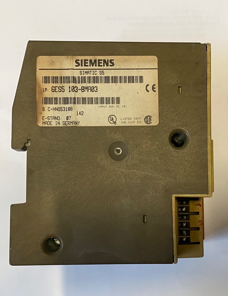 6ES5103-8MA03 Siemens Simatic S5 CPU 103 100U PLC | Warszawa | Kup ...