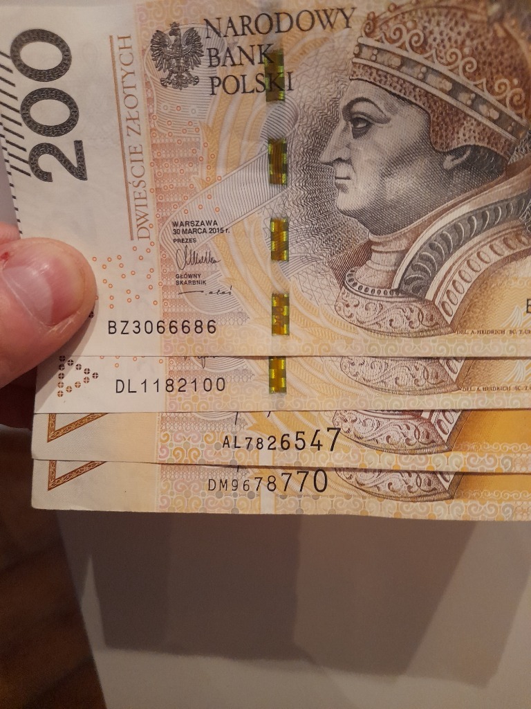 Banknot 200 seria AA | Warszawa | Kup teraz na Allegro Lokalnie