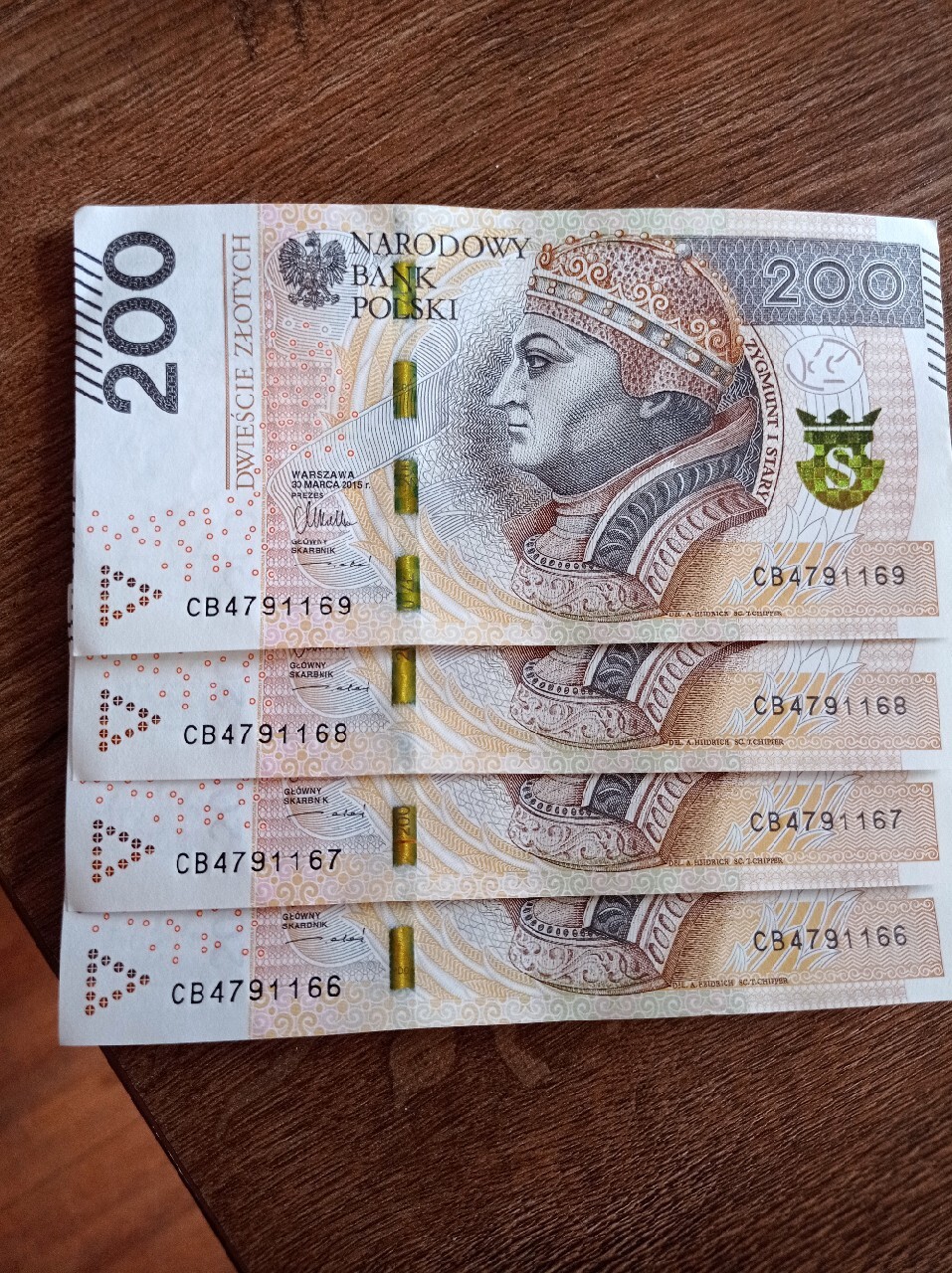 Banknoty 200 pln BF9996999 radar | Szydłowo | Licytacja na Allegro Lokalnie