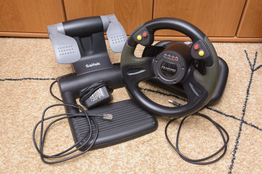 Kierownica Force Feedback Saitek R440 | Warszawa | Kup teraz na Allegro ...