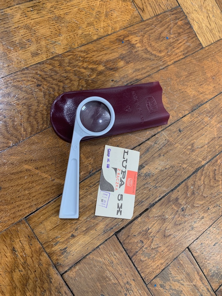 Lupa lupka sztabowa x5 PZO PRL - nie używana | Kraków | Licytacja na ...