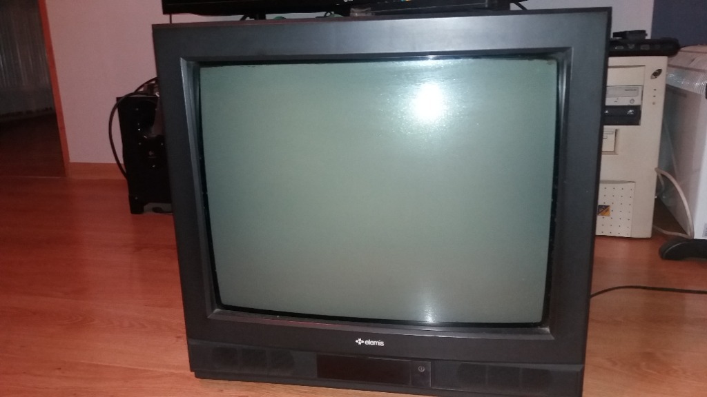 telewizor kineskopowy elemis 21 cali z pilotem | Połomia | Kup teraz na ...