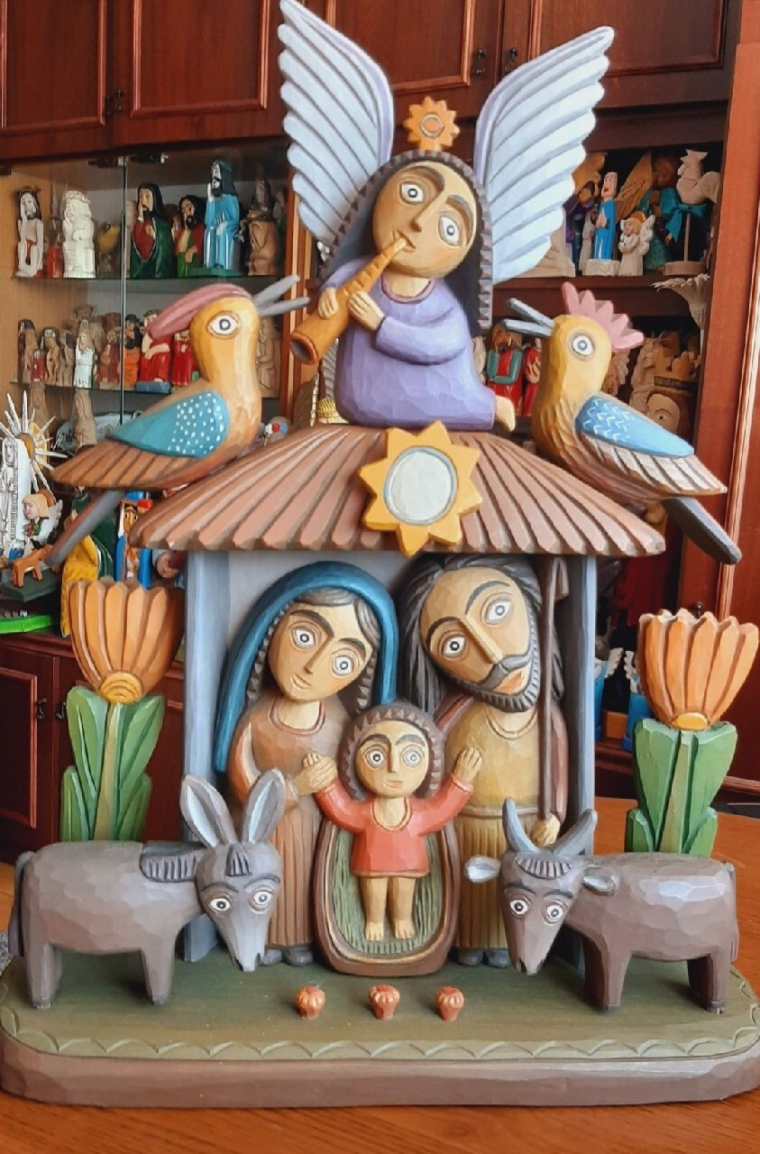 Szopka rzeźba ludowa Marian Ulc | Płońsk | Ogłoszenie na Allegro Lokalnie