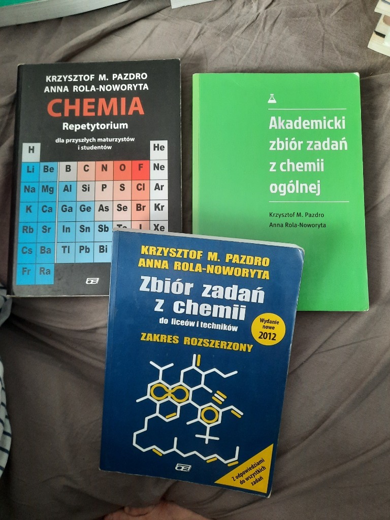 PAZDRO CHEMIA ZBIORY ZADAŃ REPETYTORIUM DO MATURY | Opalenie | Kup ...