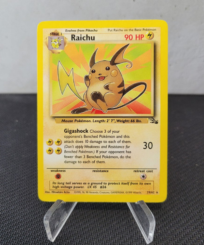 Raichu Base Set - Niska cena na Allegro.pl