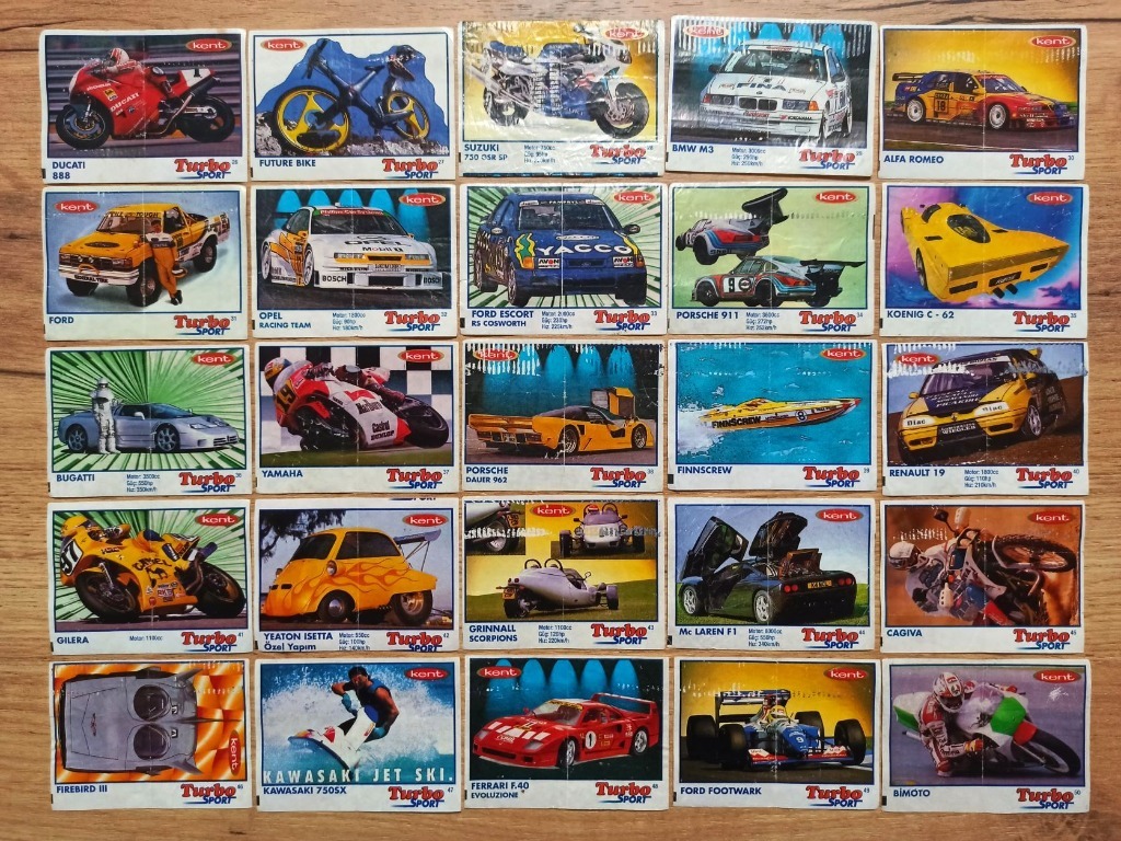 GUMA TURBO SPORT 1-70 PEŁNA SERIA 70 SZT SAMOCHODY | Suchodoły | Kup ...