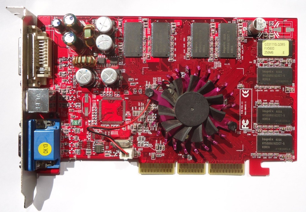 Gainward NVIDIA GeForce FX 5600XT 256MB ddr AGP | Wrocław | Kup teraz ...