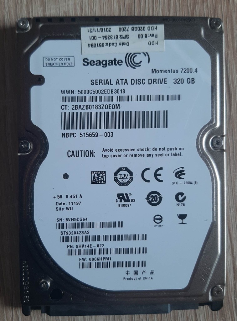 Dysk Seagate 320 GB | Świątniki Górne | Kup teraz na Allegro Lokalnie