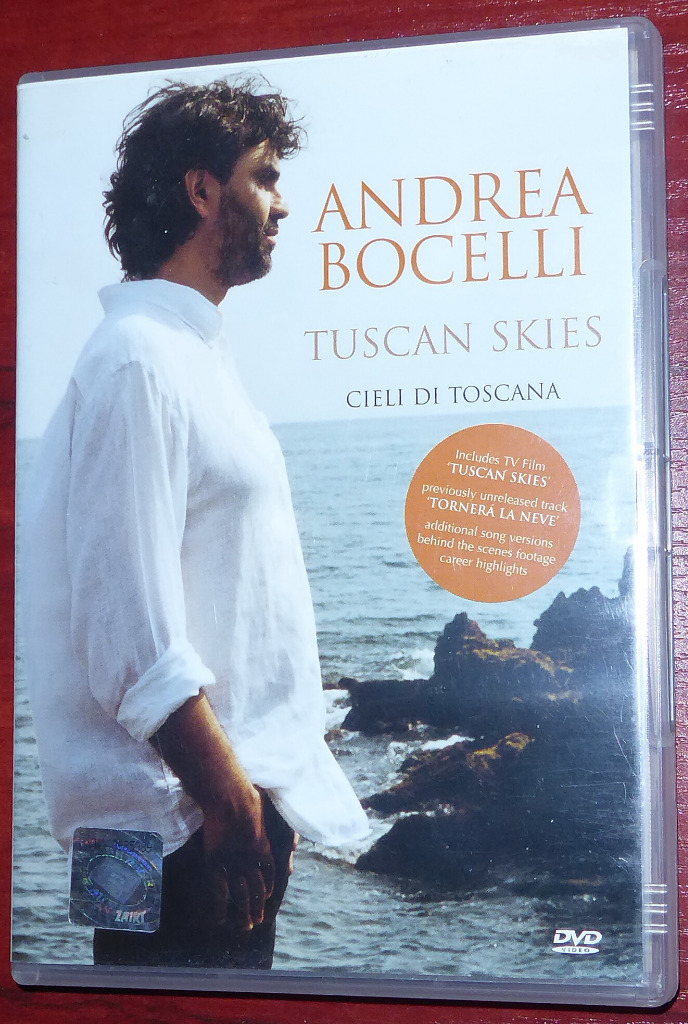 Andrea Bocelli Tuscan Skies Cieli Di Toscana DVD | Dębica | Kup teraz ... Andrea Bocelli Tuscan Skies Cieli Di Toscana DVD | Dębica | Kup teraz ...