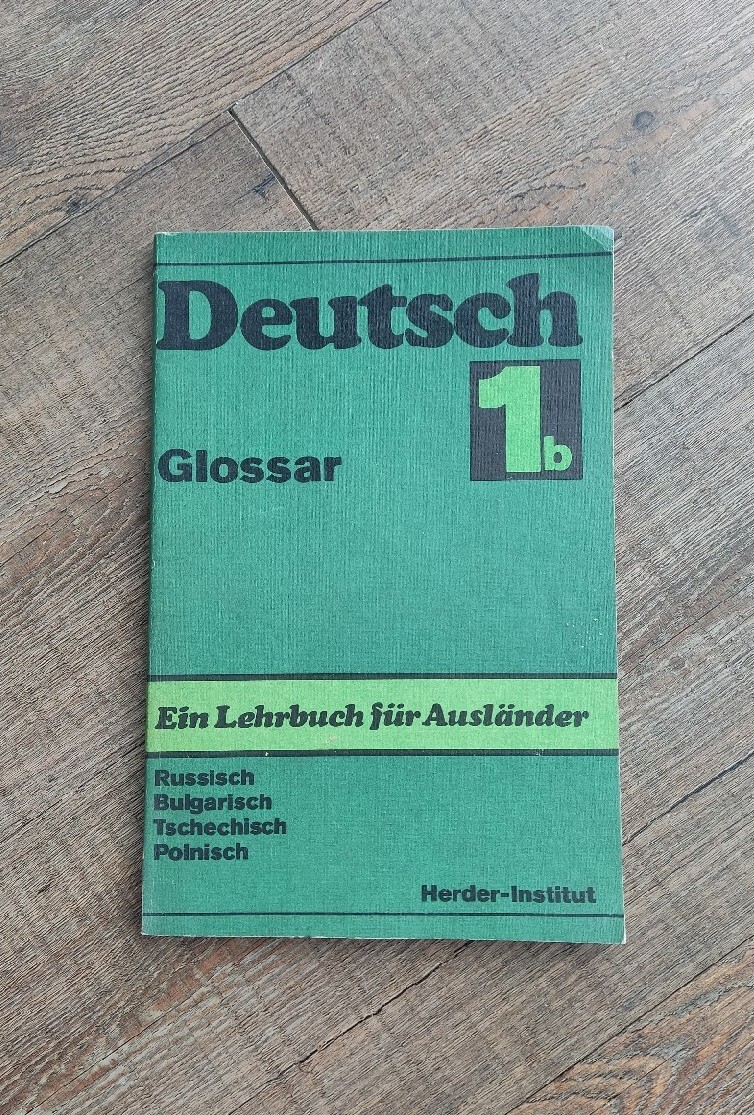 DEUTSCH 1b GLOSSAR EIN LEHRBUCH FUR AUSLANDER | Sosnowice | Kup teraz ...