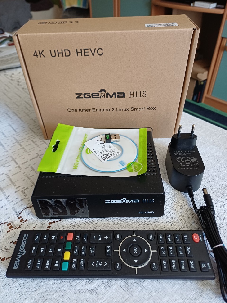Dekoder Zgemma H11S 4K komplet + wifi usb | Białaczów | Kup teraz na ...