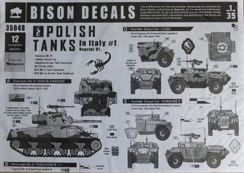 Bison 35048 Polish tanks in Italy | Warszawa | Kup teraz na Allegro ...
