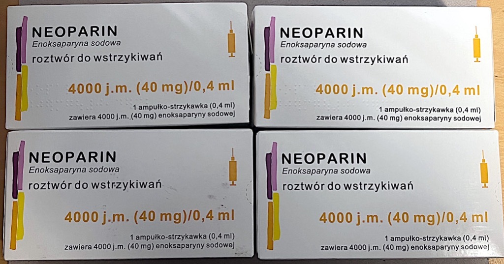 Neoparin_4_x_10sztuk_=40_sztuk | Słotwina | Kup teraz na Allegro Lokalnie