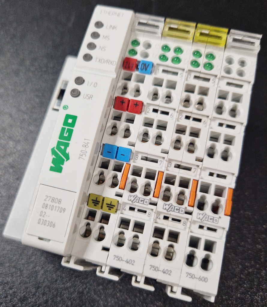 Wago 750-841 PLC Ethernet wraz z modułami I/O | Rybienko Nowe | Kup ...