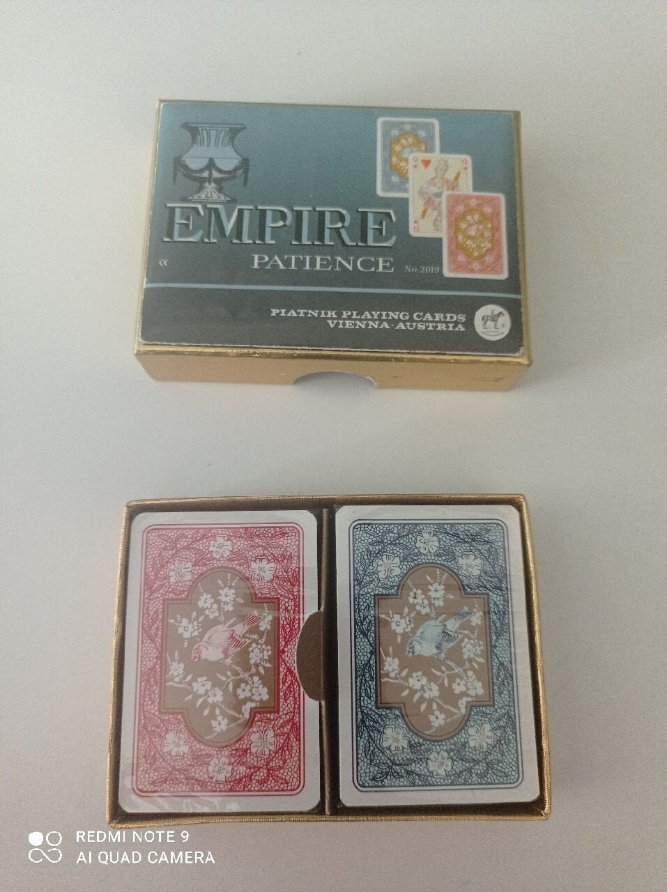 Karty do gry Piatnik dwie talie pasjans empire | Lubań | Licytacja na Allegro Lokalnie
