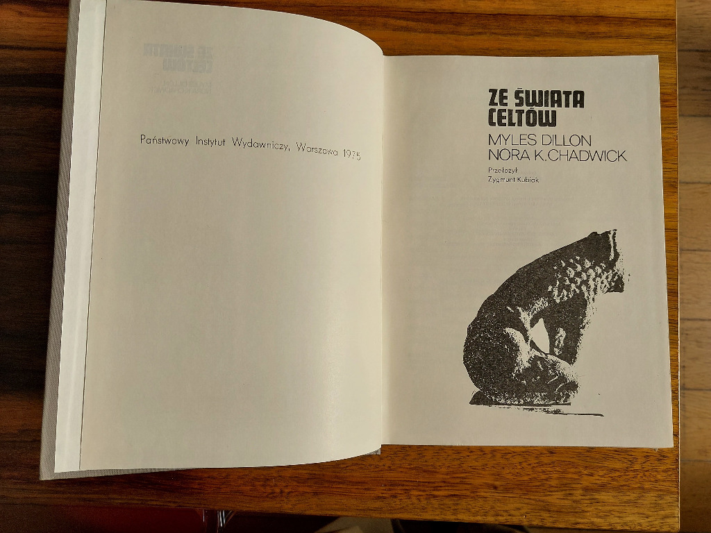 Ze świata Celtów - Myles Dillon, Nora Chadwick | Zawadka | Kup teraz na ...