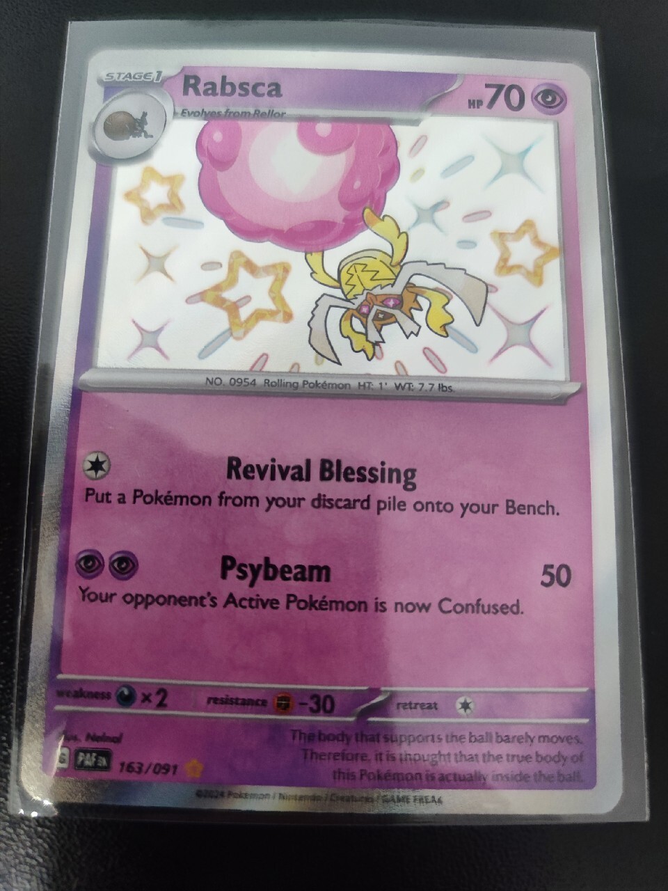 Rabsca shiny rare - paldean fates PAF | Mikołów | Kup teraz na Allegro ...