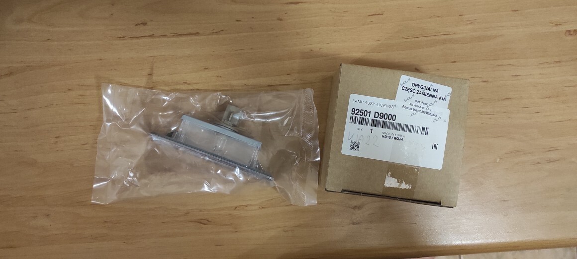 Lampa tablicy rejestracyjnej 92501D9000 | Olsztyn | Ogłoszenie na ...