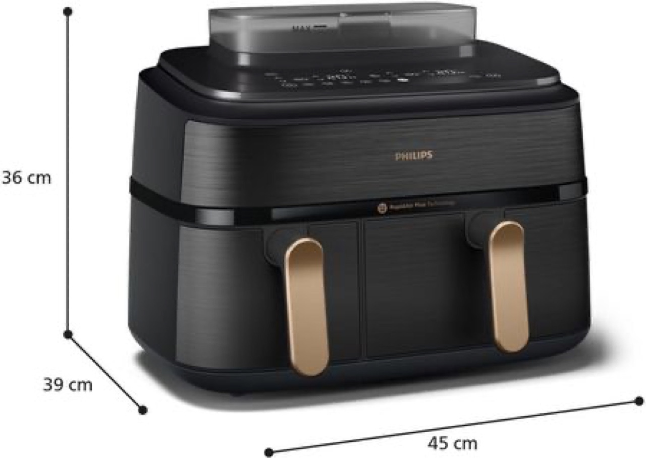 Philips NA550 00 frytkownica beztłuszczowa airfryer na parze 2 KOSZE ...