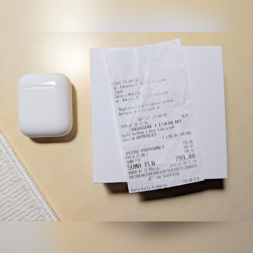 Apple Airpods 2 gw na paragon | Piaseczno | Kup teraz na Allegro Lokalnie