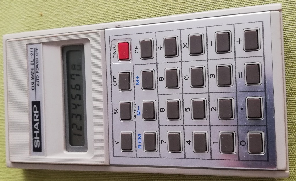 Kalkulator SHARP EL 211 ładny stan | Dąbrowa Górnicza | Kup teraz na ...