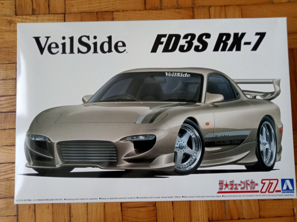 Model Mazda RX7 VEILSIDE - Aoshima - Jak NOWY !! 1/24 | Kalwaria ...
