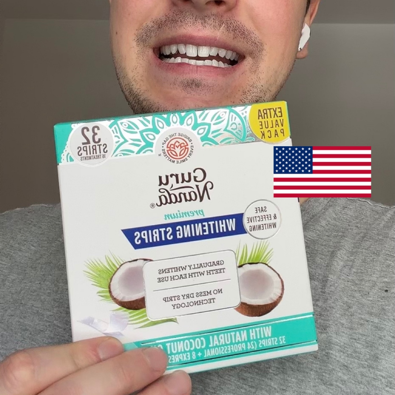 Paski Wybielające zęby USA Guru Nanda Efekt Hollywood na SZTUKI ...