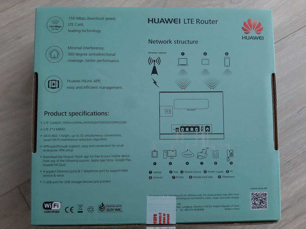 HUAWEI B315s-22 ROUTER 4G/LTE Wifi b/g/n czarny | Zgierz | Kup teraz na ...