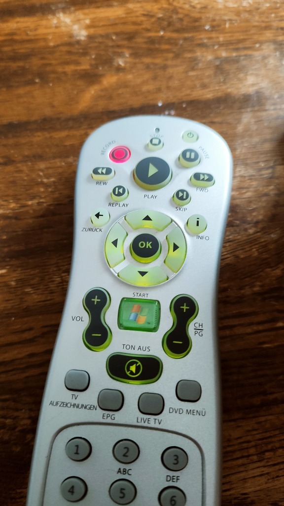 Microsoft MCE RC6 Remote Control PC/XBOX 360 | Pieszyce | Kup teraz na ...